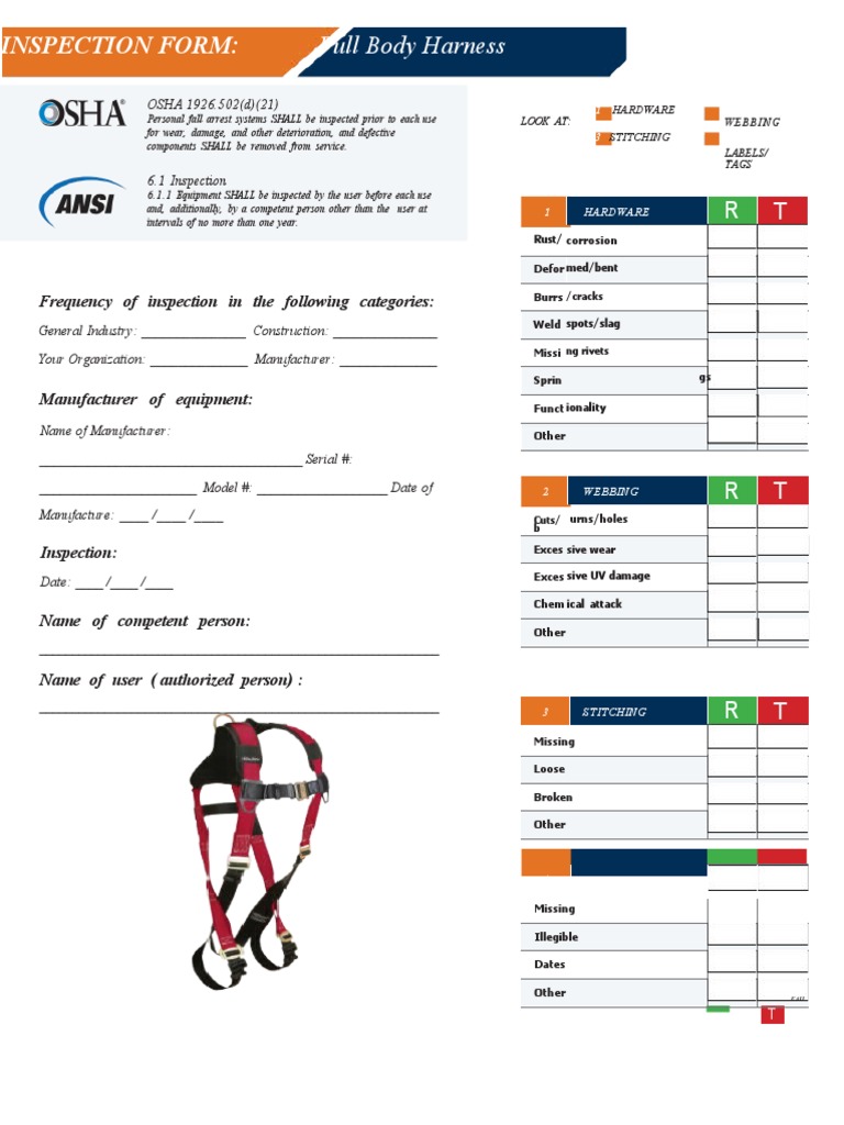 FBH Pre Use Inspection | PDF | Mechanical Engineering | Industrial ...