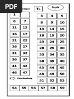 Denah Kursi Bus Seat 2 3 Pintu Tengah 59 Kursi File Word | PDF