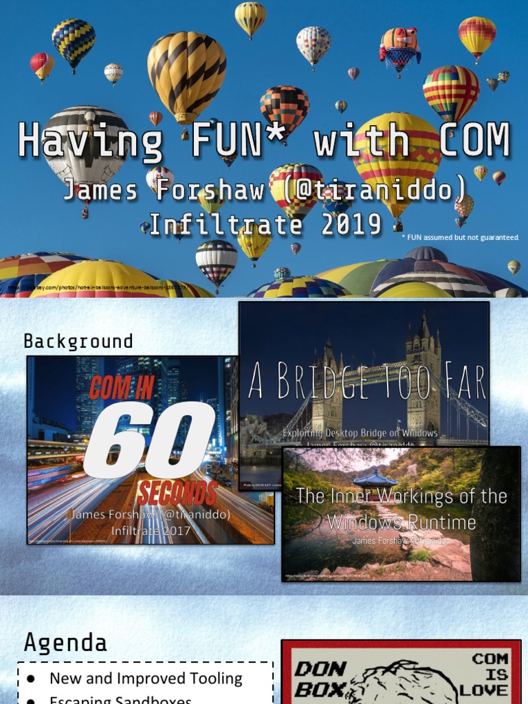 Having Fun With Com | PDF | Component Object Model | Library (Computing)