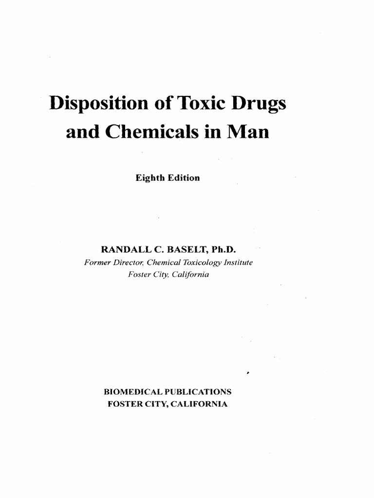 Disposition of Toxic Drugs | PDF