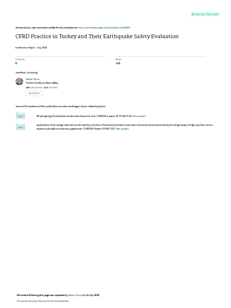 Hydrovision 2010 Text | PDF | Dam | Earthquakes