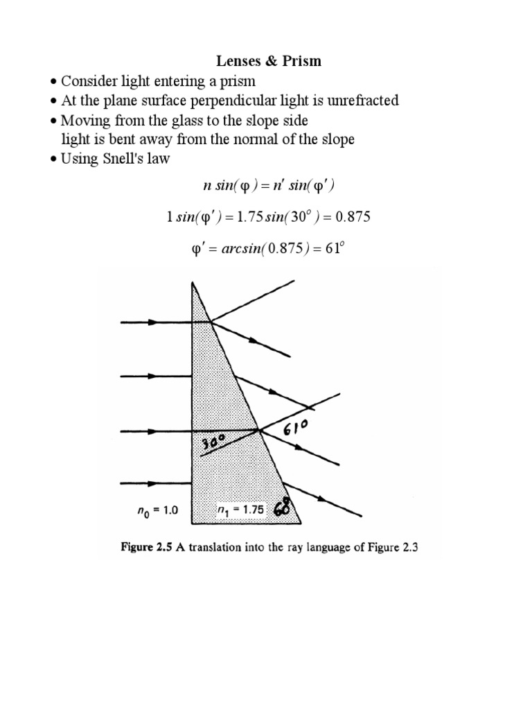 Lens &prism | PDF | Lenses | Physical Sciences