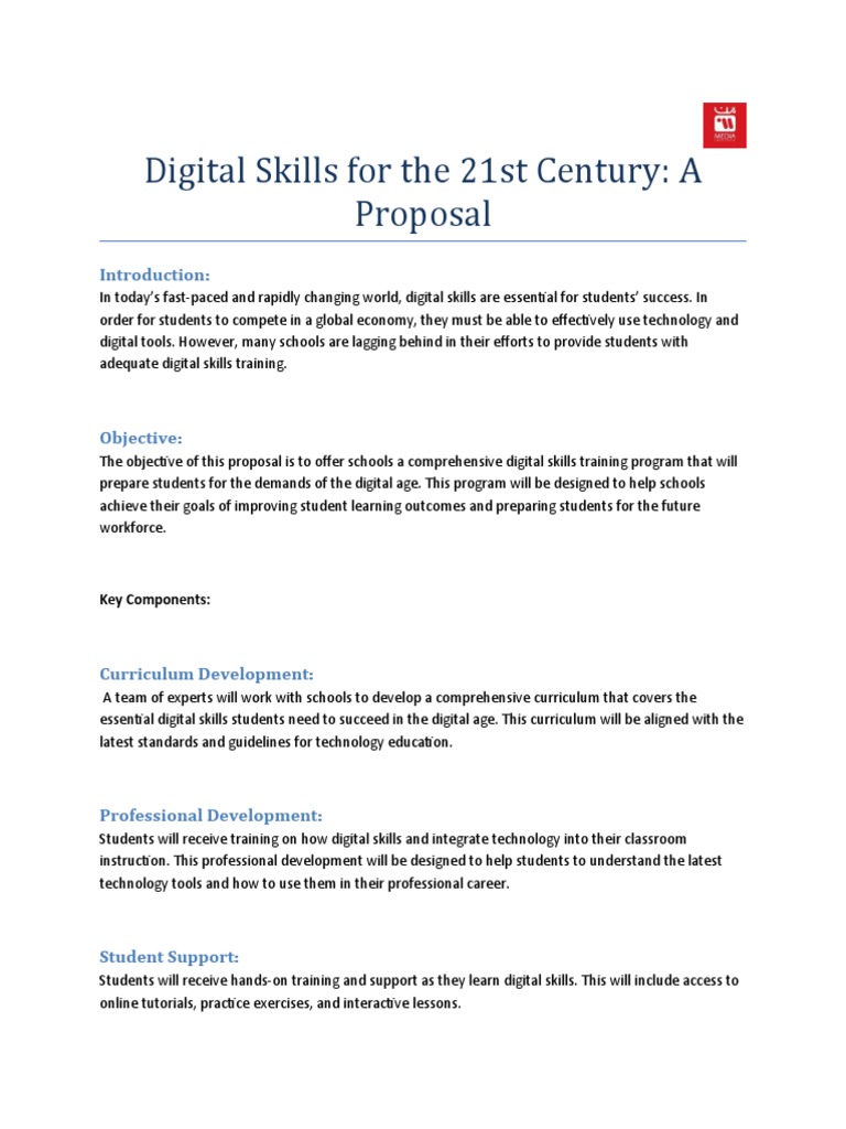 Digital Skills For The 21st Century | PDF
