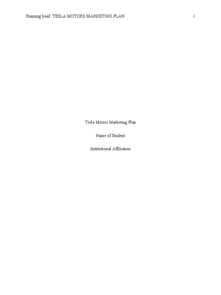 TESLA | PDF | Marketing | Tesla Model S