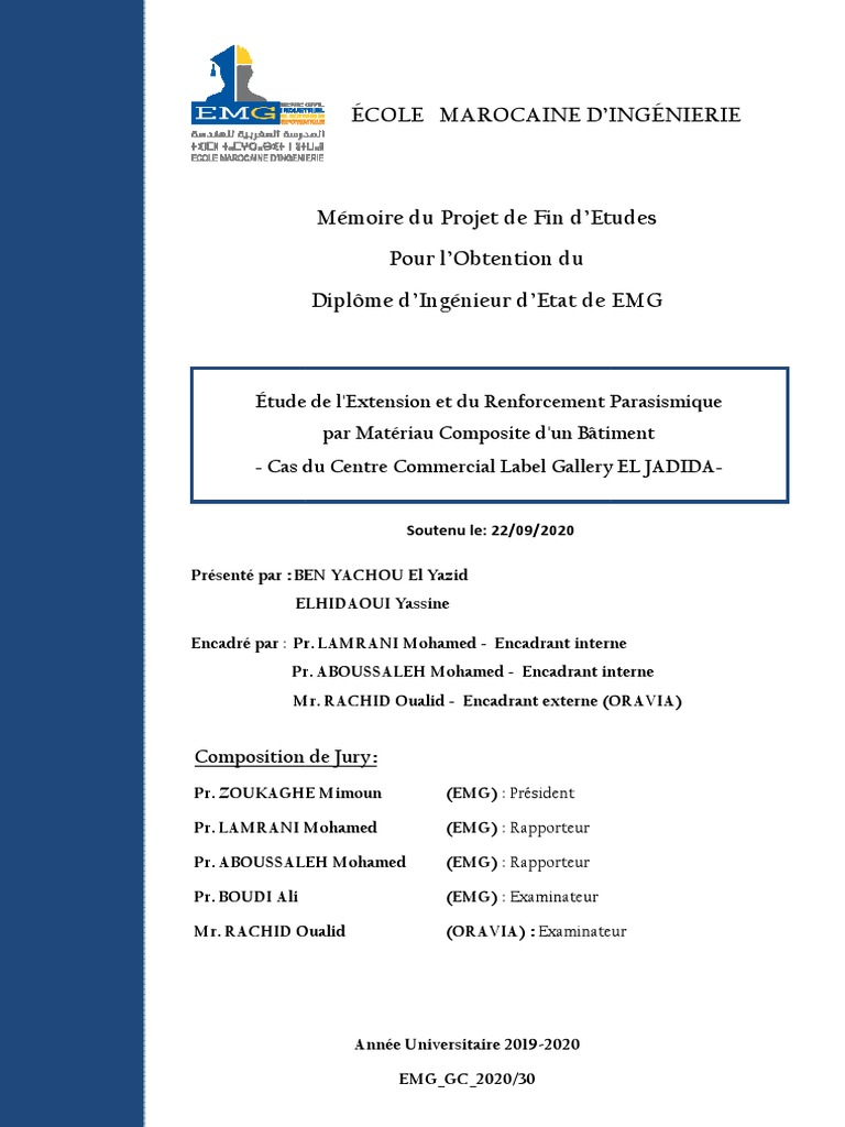 Rapport - Pfe 2020 | PDF | Béton | Business