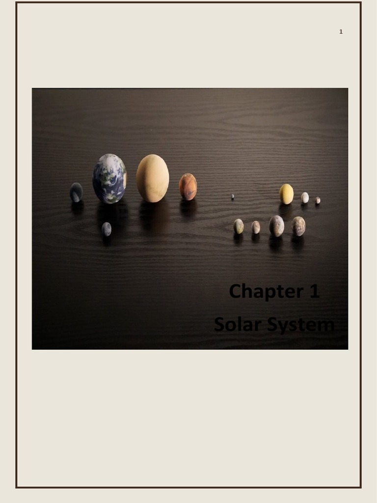 Chapter 1 - Final | Download Free PDF | Natural Satellite | Solar System
