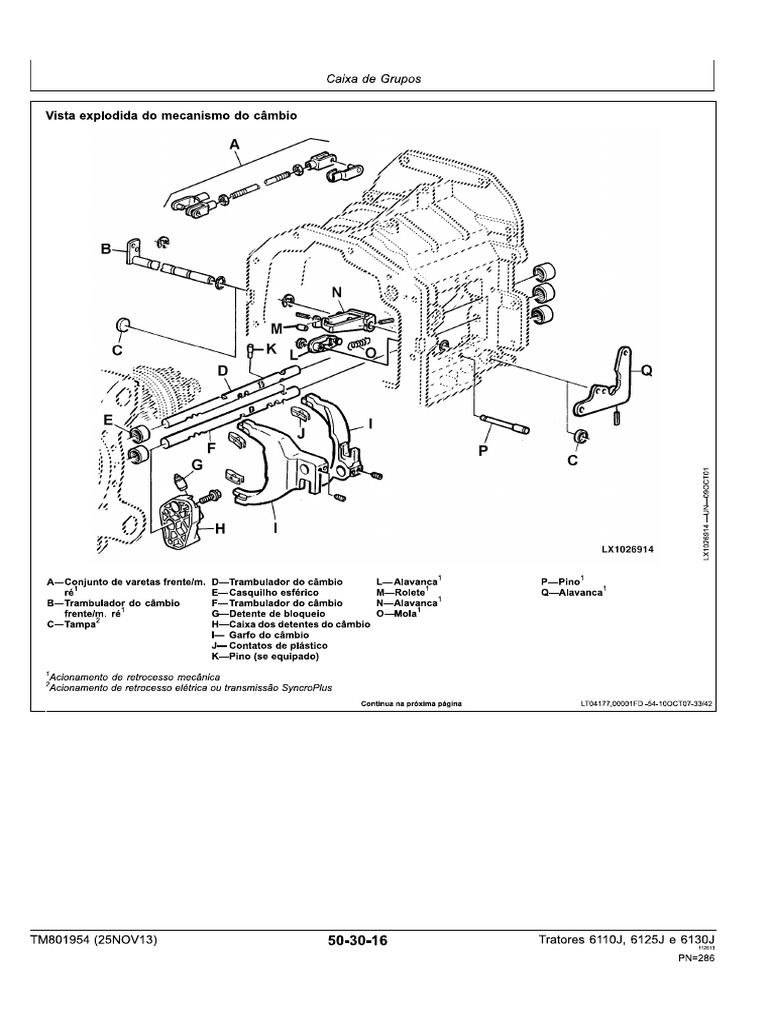 Vista Explodida Do Mecanismo Do Câmbio 7225 | PDF