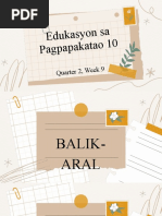 EsP 9 Quarter 1, Week 3 | PDF