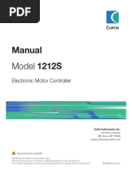 Curtis 1212P Controller Manual | PDF | Switch | Brake