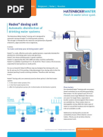 Hadex Dosing Unit: Automatic Disinfection of Drinking Water Systems ...