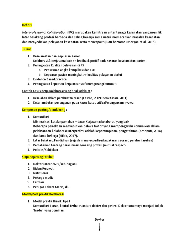 Draft Ringkas IPC | PDF