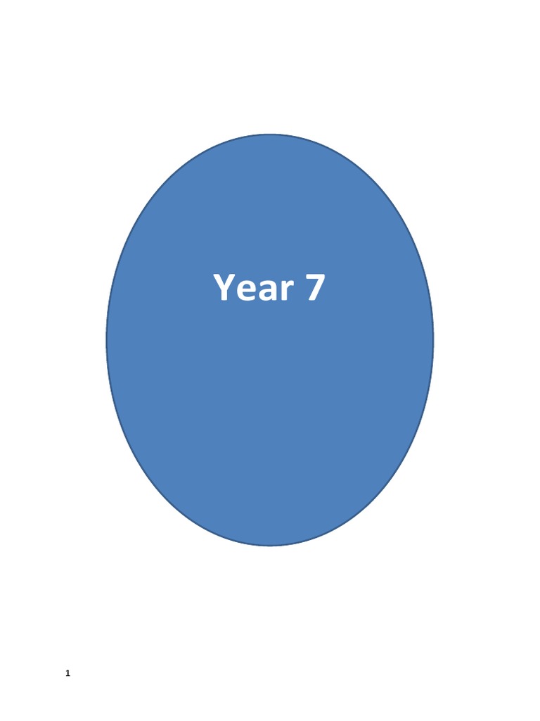 Year 7 Homework: A Comprehensive Review of Key Science Concepts | PDF ...