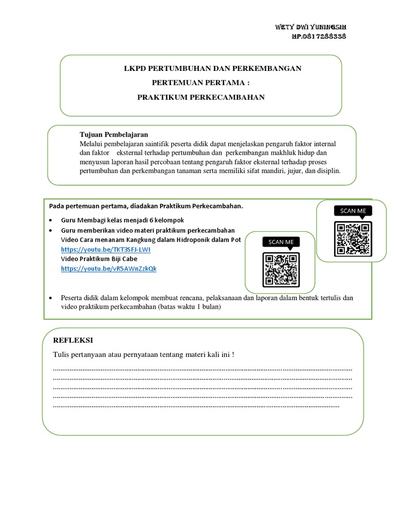 LKPD Praktikum PPT 2022 | PDF