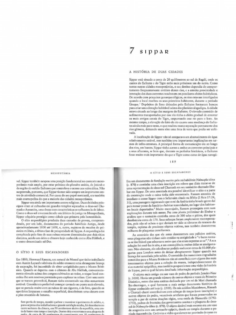 Sippar: História e Arqueologia Mesopotâmica | PDF | Assíria | Babilônia