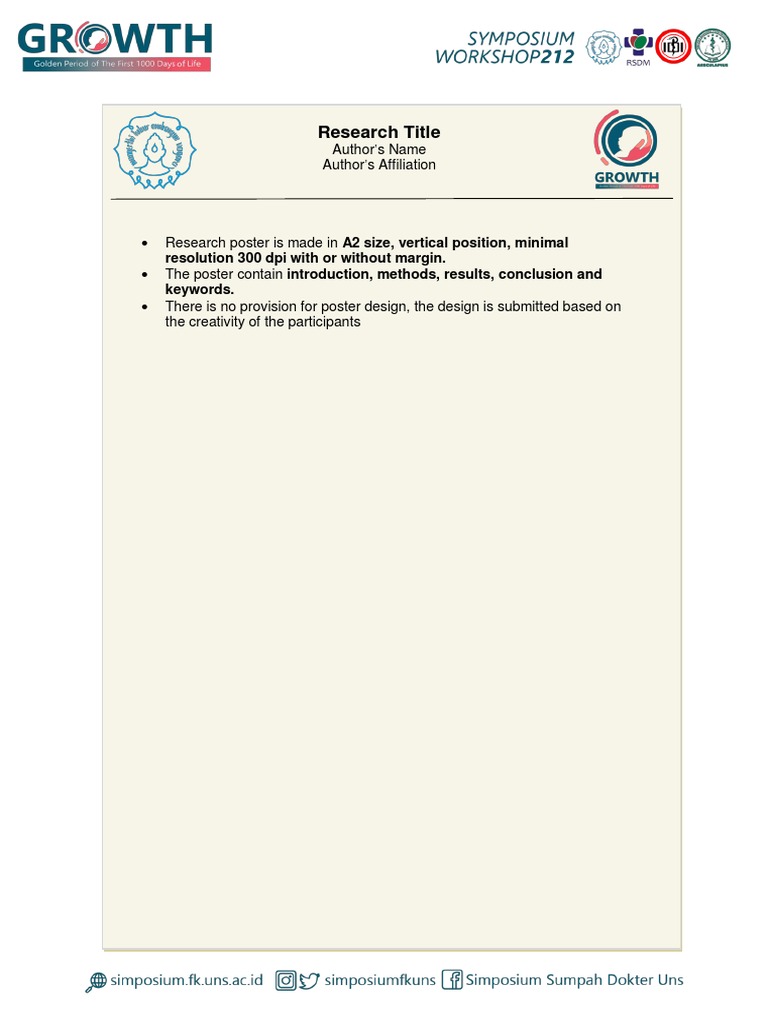 Research Poster Design Guidelines | PDF