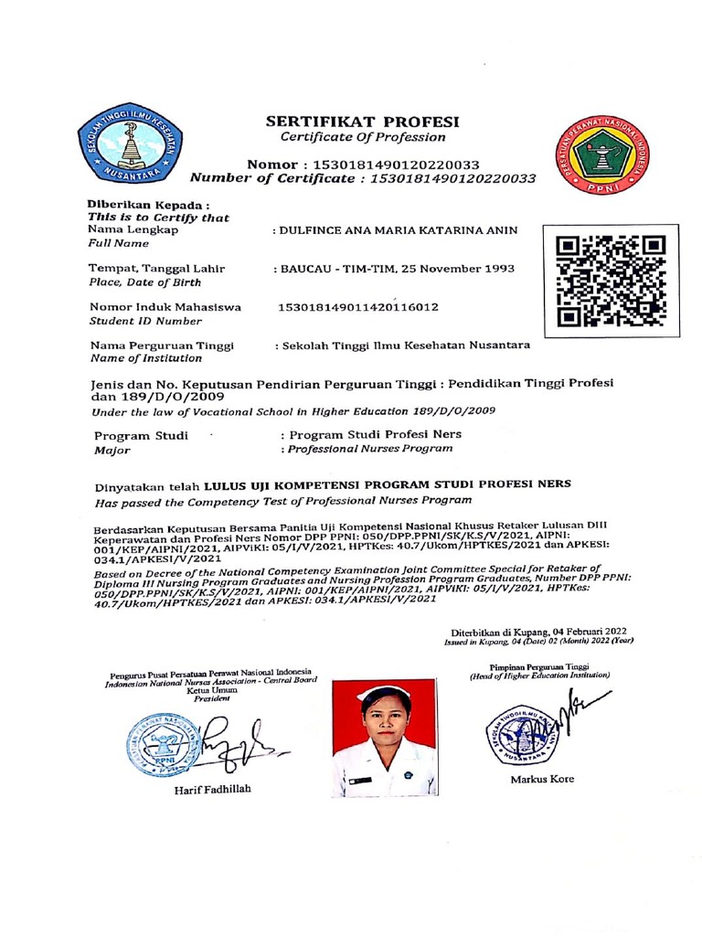 Sertifikat Kompetensi | PDF