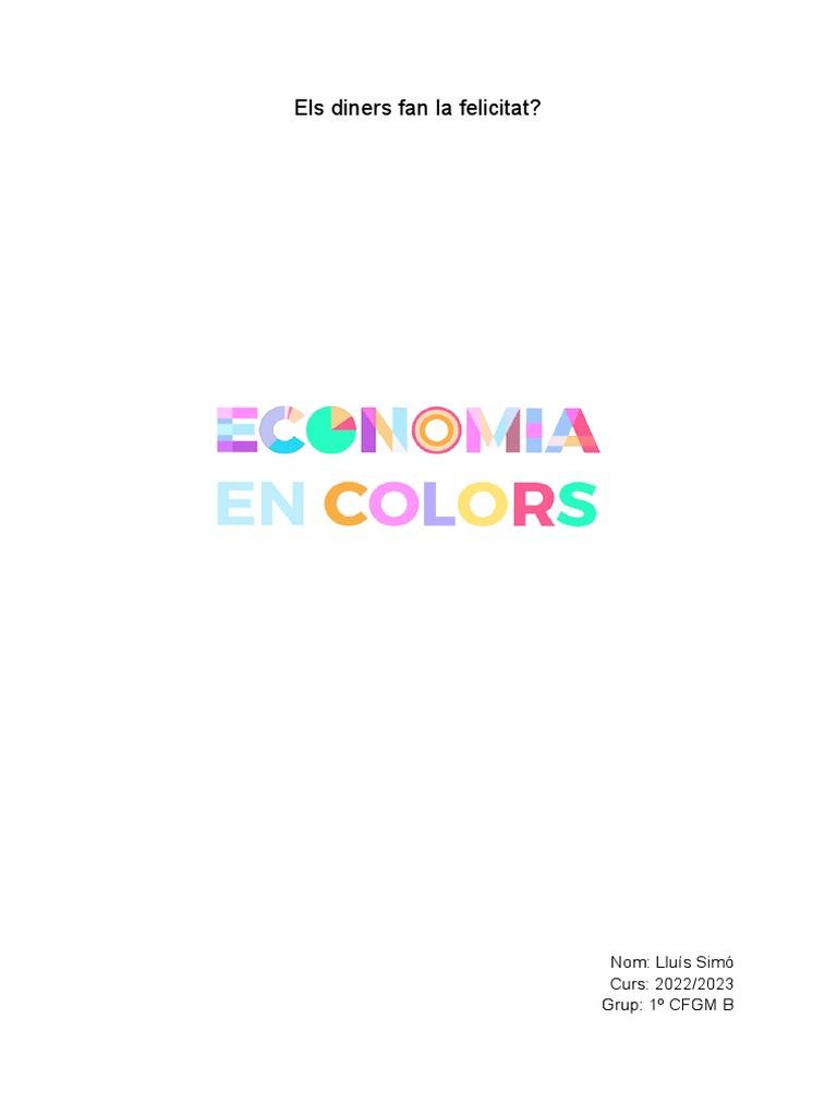 Els Diners Fan La Felicitat | PDF