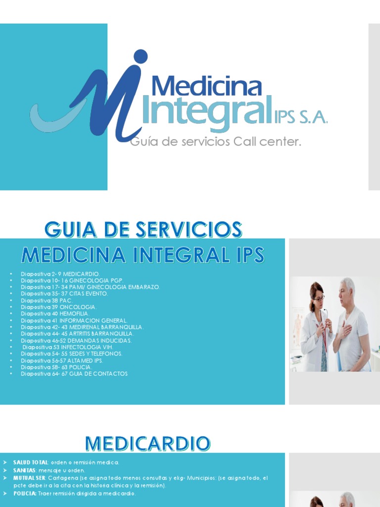 Guía de Servicios Medicina Integral IPS | PDF | Radiología ...