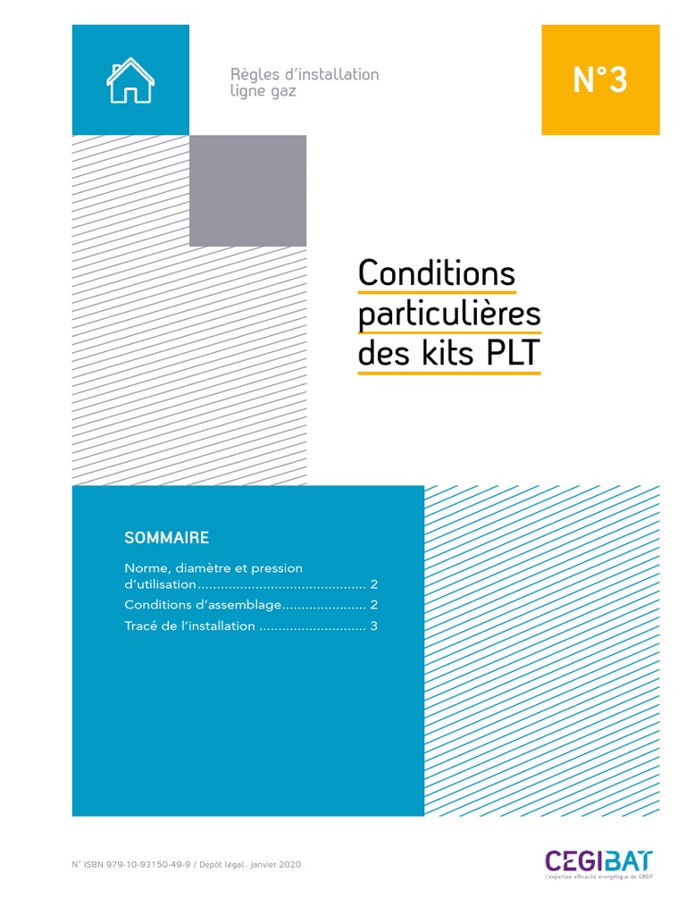 Fiche 3 - LI - LG - Conditions Particulières Des Kits PLT | PDF | Tuyau ...