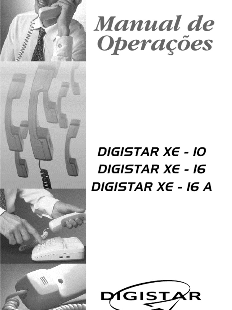 Manual de Operações Digistar | PDF | Central telefônica | Telefone
