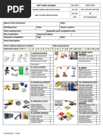 Work Inspection Request Form (WIR) | PDF | Specification (Technical ...