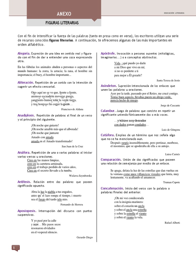Figuras Literarias | PDF