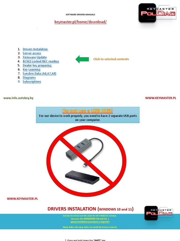 Keymaster Poldiag Bcm2 Locked Nec User Manual | PDF | Windows 10 | World Wide Web