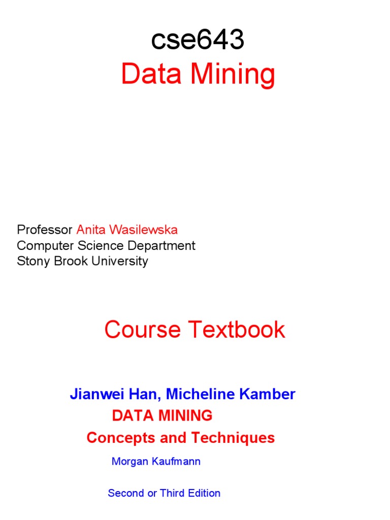 L1 CH 1 Introd | PDF | Data Mining | Cluster Analysis