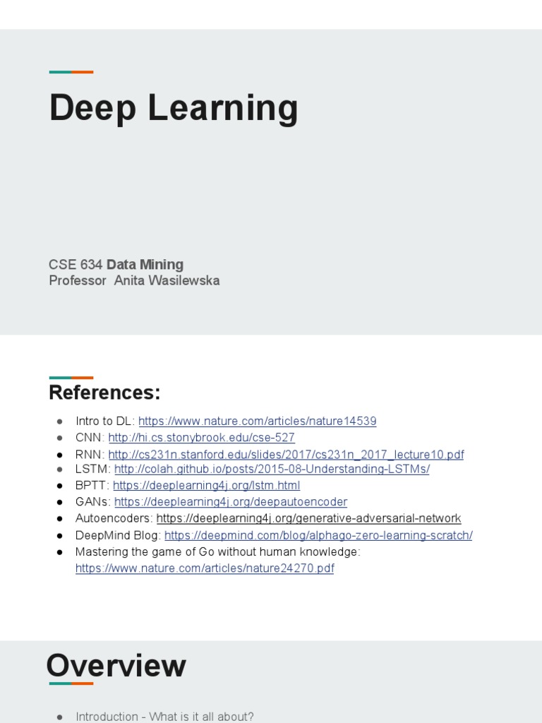 19 Deep Learning | PDF | Cybernetics | Cognitive Science