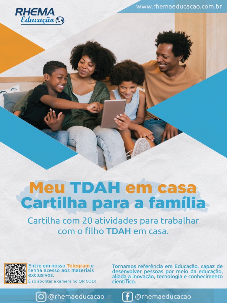 Cartilha Tdah Familia | PDF | Transtorno de déficit de atenção e ...