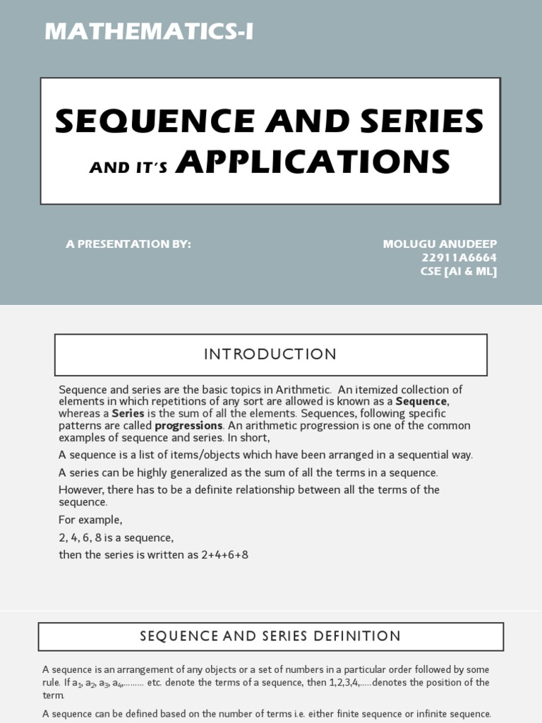 Mathematics-1 | PDF | Sequence | Interest