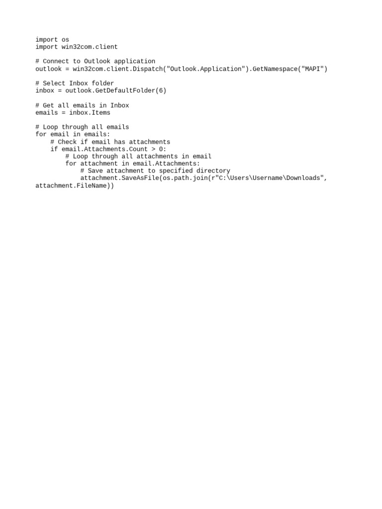 How To Download Email Using Python Pdf
