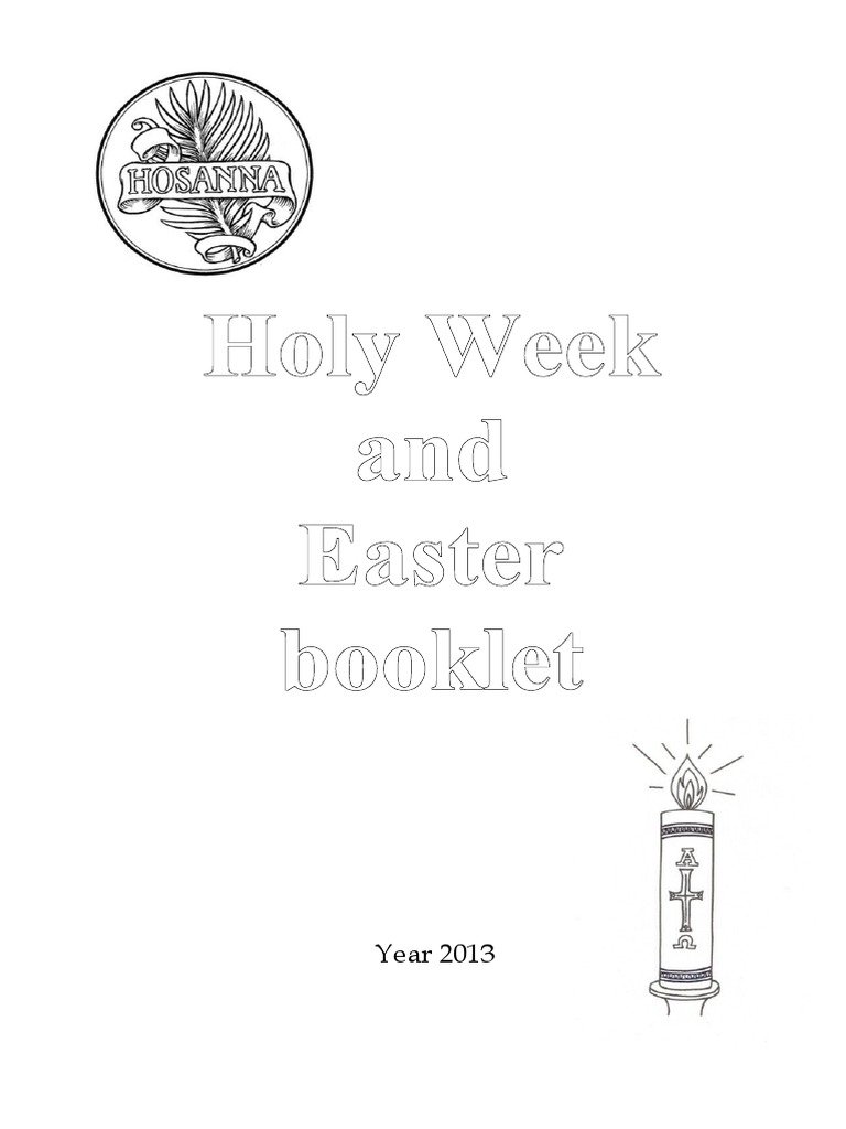 HOLY WEEK Booklet | PDF