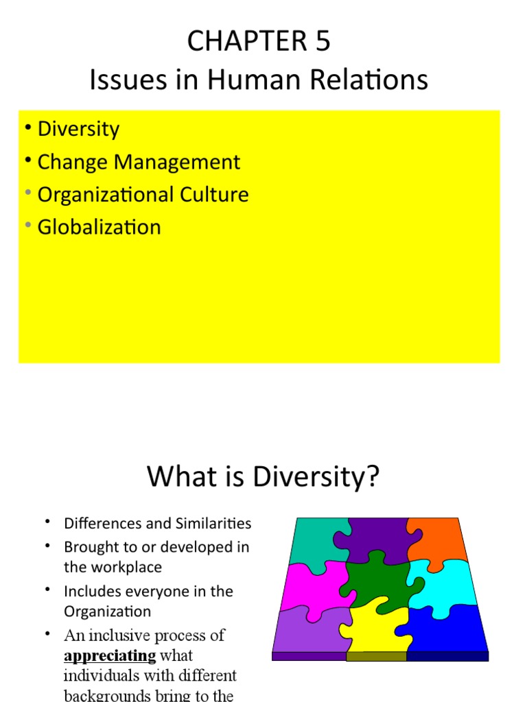 Managing Diversity, Change, and Culture in a Global Environment | PDF ...