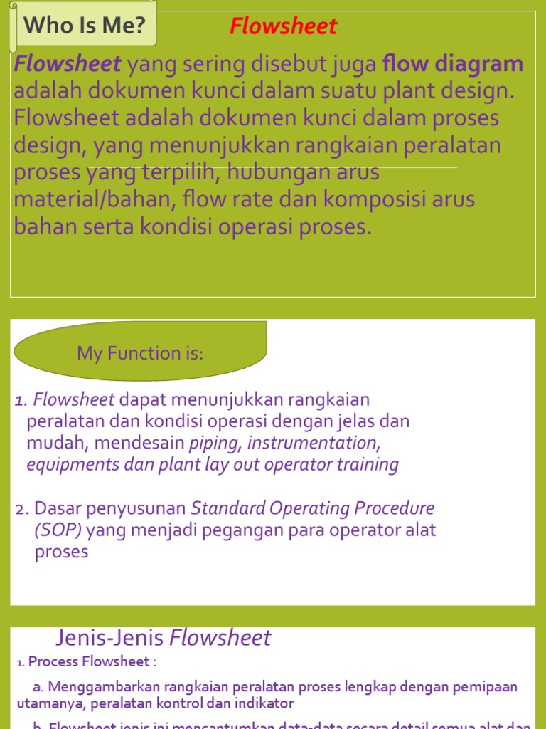 Presentation FLOWSHEET | PDF