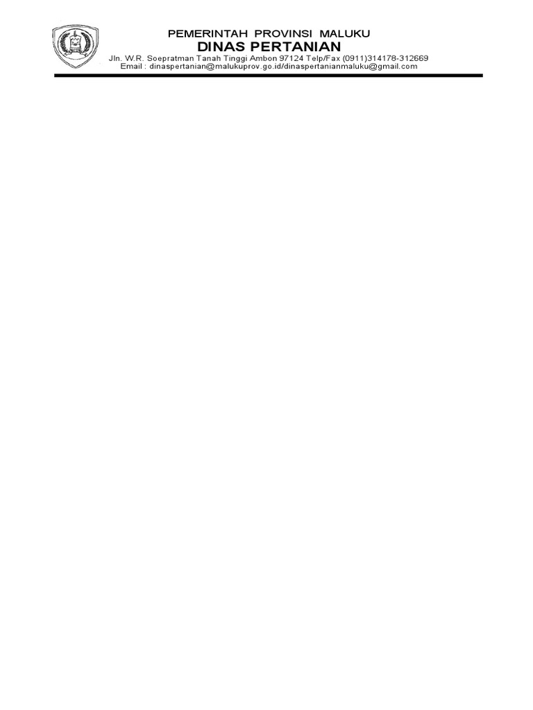 Kop Surat Dinas | PDF