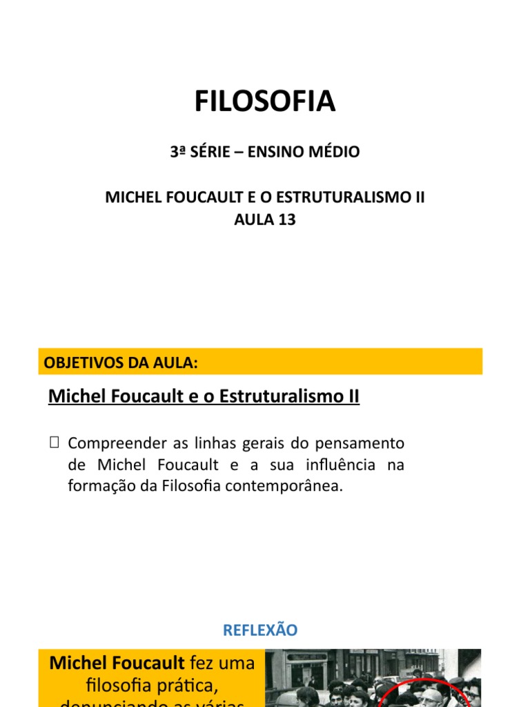 Foucault e o Estruturalismo na Filosofia | PDF | Michel Foucault | Science