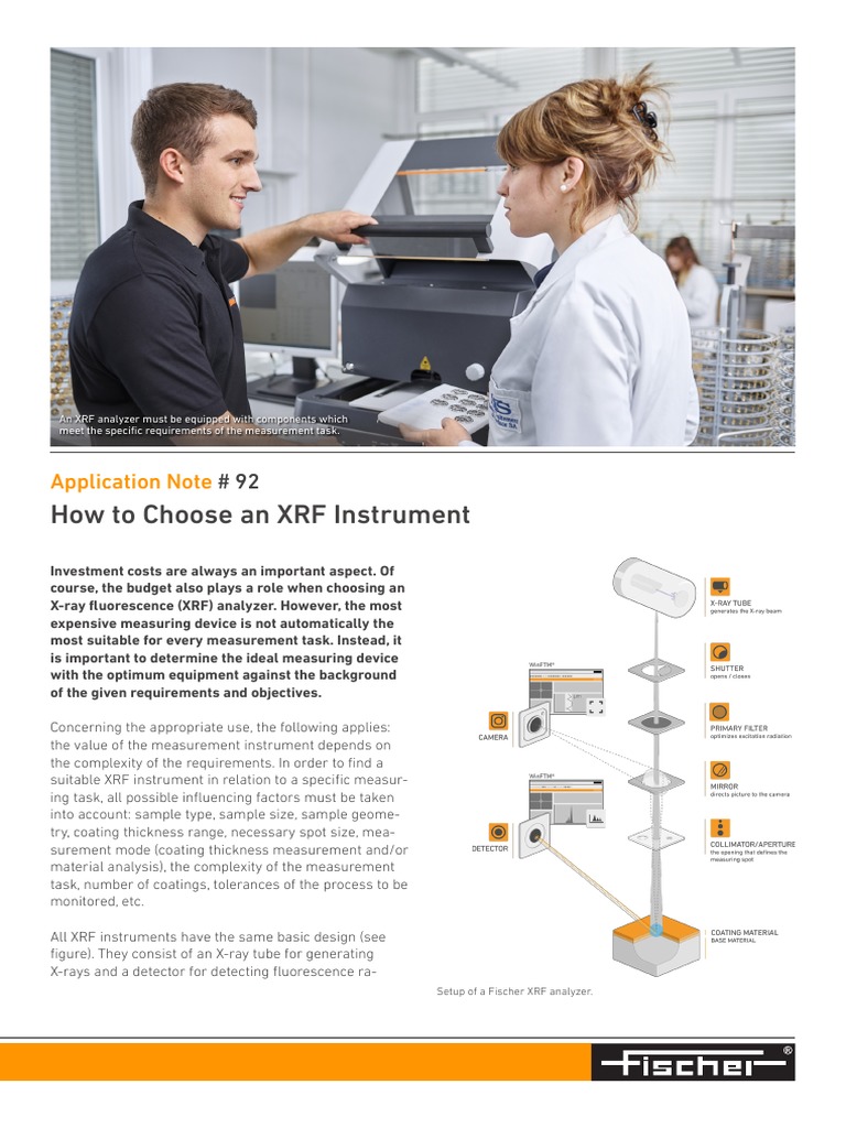 AN 92 X-RAY How To Choose An XRF Instrument EN | PDF