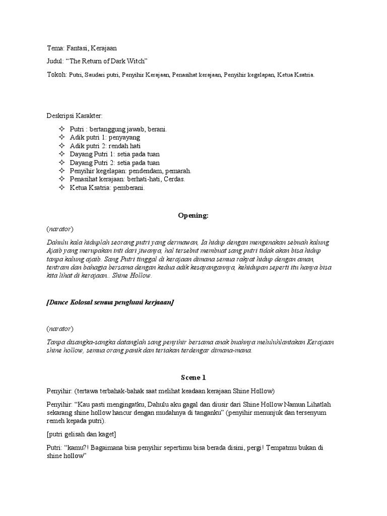 The Return-Naskah SBD XII IPS 1 | PDF