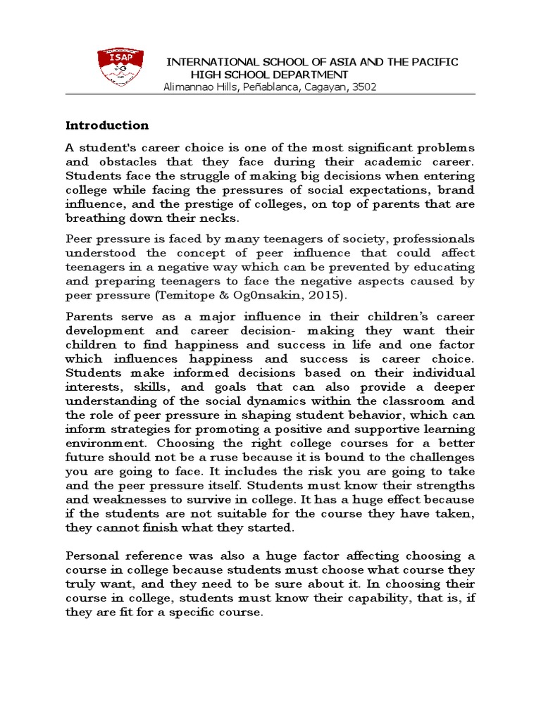 Chapter 1 (Draft) | PDF | Adolescence | Decision Making