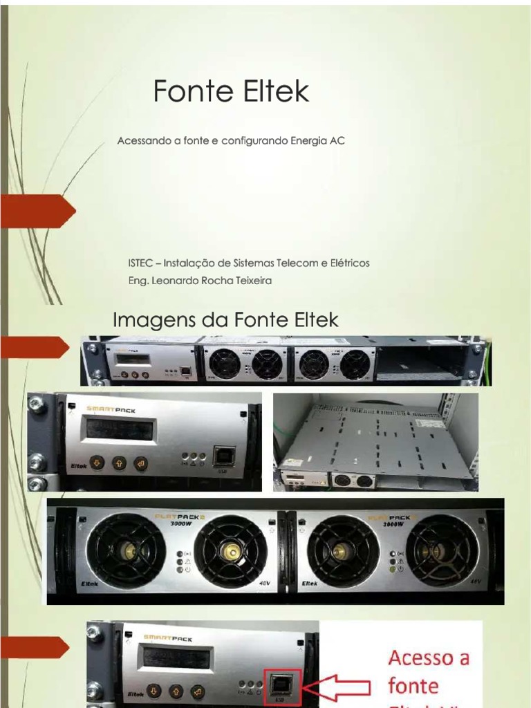 Configurando Fonte Eltek para Energia AC | PDF