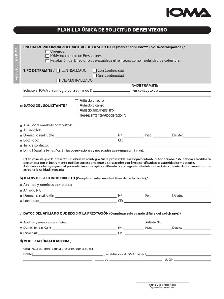 unica_de_solicitud_de_reintegro_17 | PDF | Bancos | Transferencia bancaria