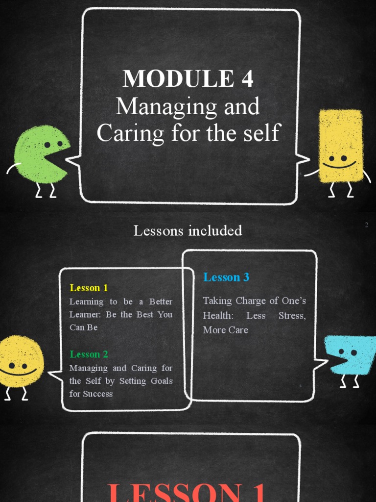 Module 4 - Managing and Taking Care of Self | PDF | Stress (Biology) | Goal