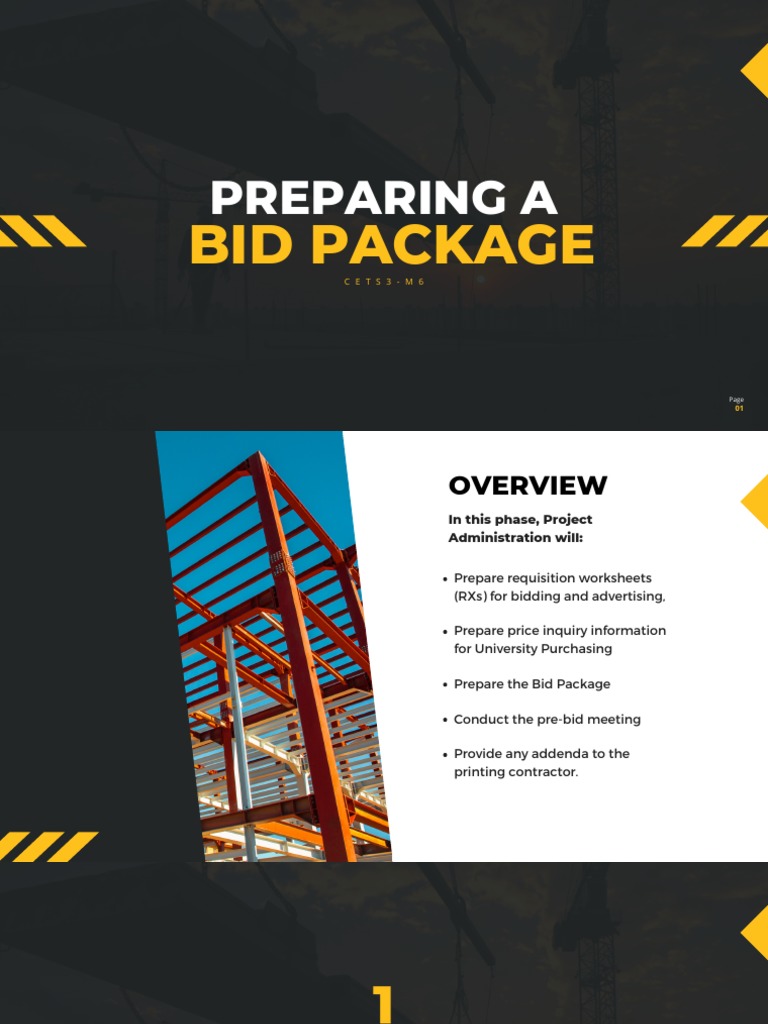 Preparing an Effective Bid Package | PDF | Request For Proposal | Business