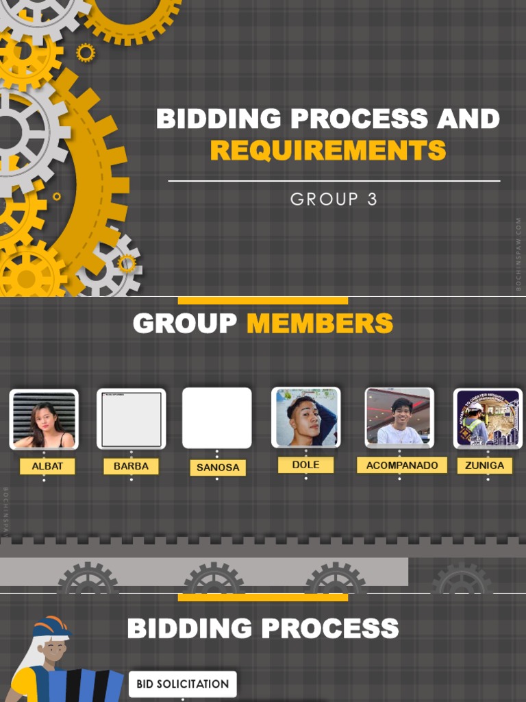 Construction Bidding Process Overview | PDF | Construction Bidding ...