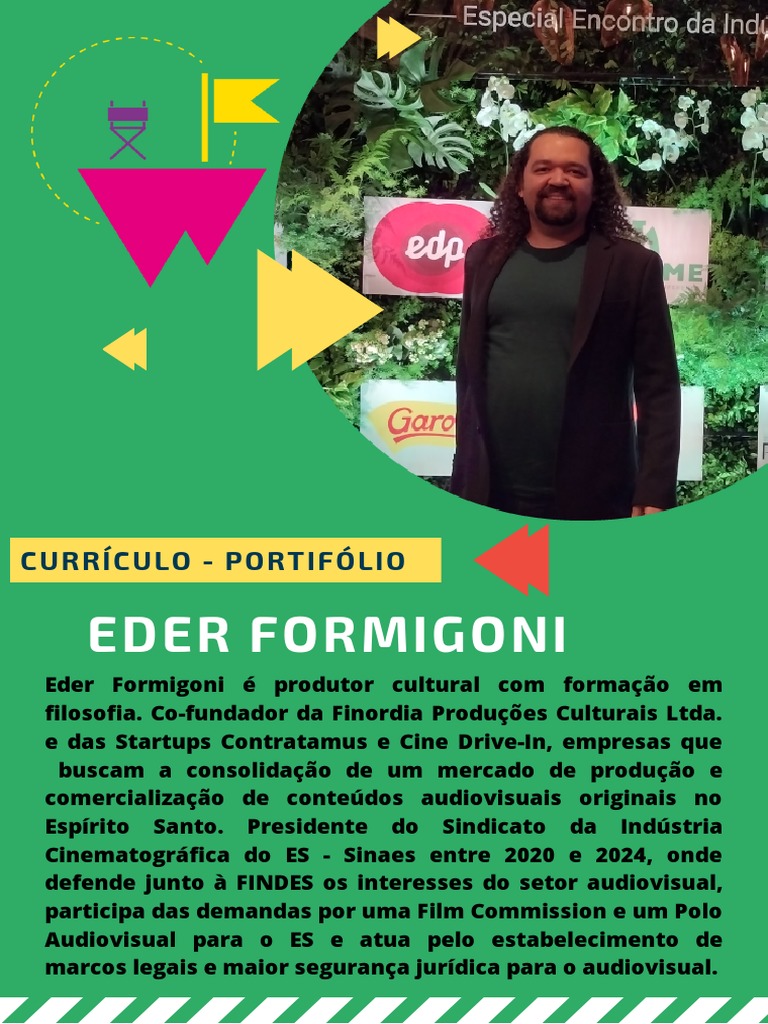Curriculo Portifolio Eder 2023 | PDF | Empresa Startup | Microempresas e Empreendedores