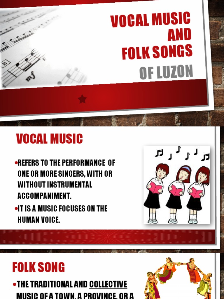 Vocal Music and Folk Song | PDF