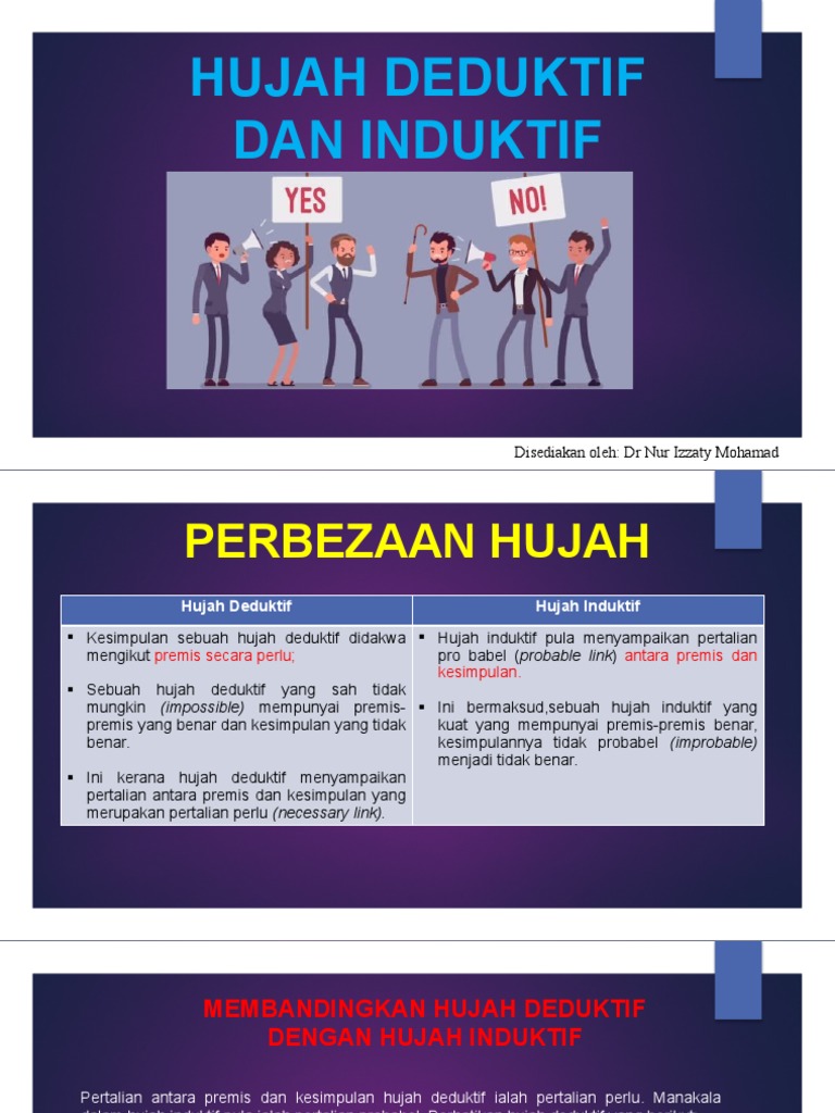 Hujah Deduktif Dan Induktif | PDF