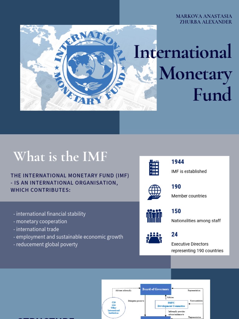 International Monetary Fund: Markova Anastasia Zhurba Alexander ...