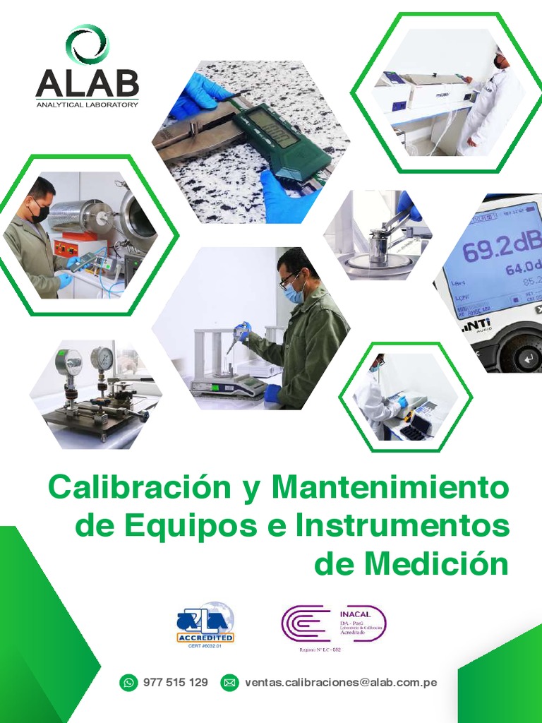 Brochure Calibraciones | PDF | Calibración | Laboratorios